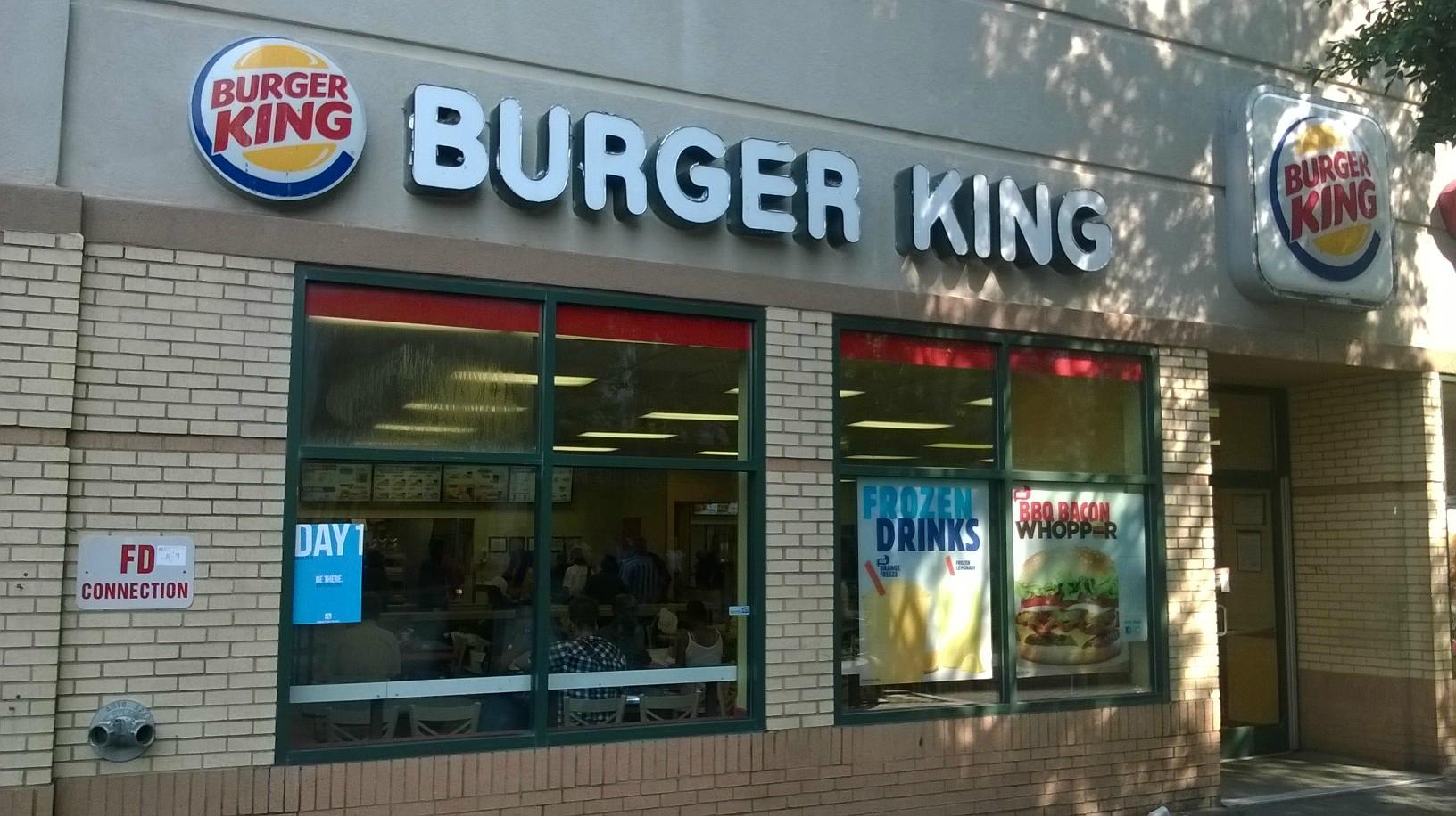 The nearest burger king store