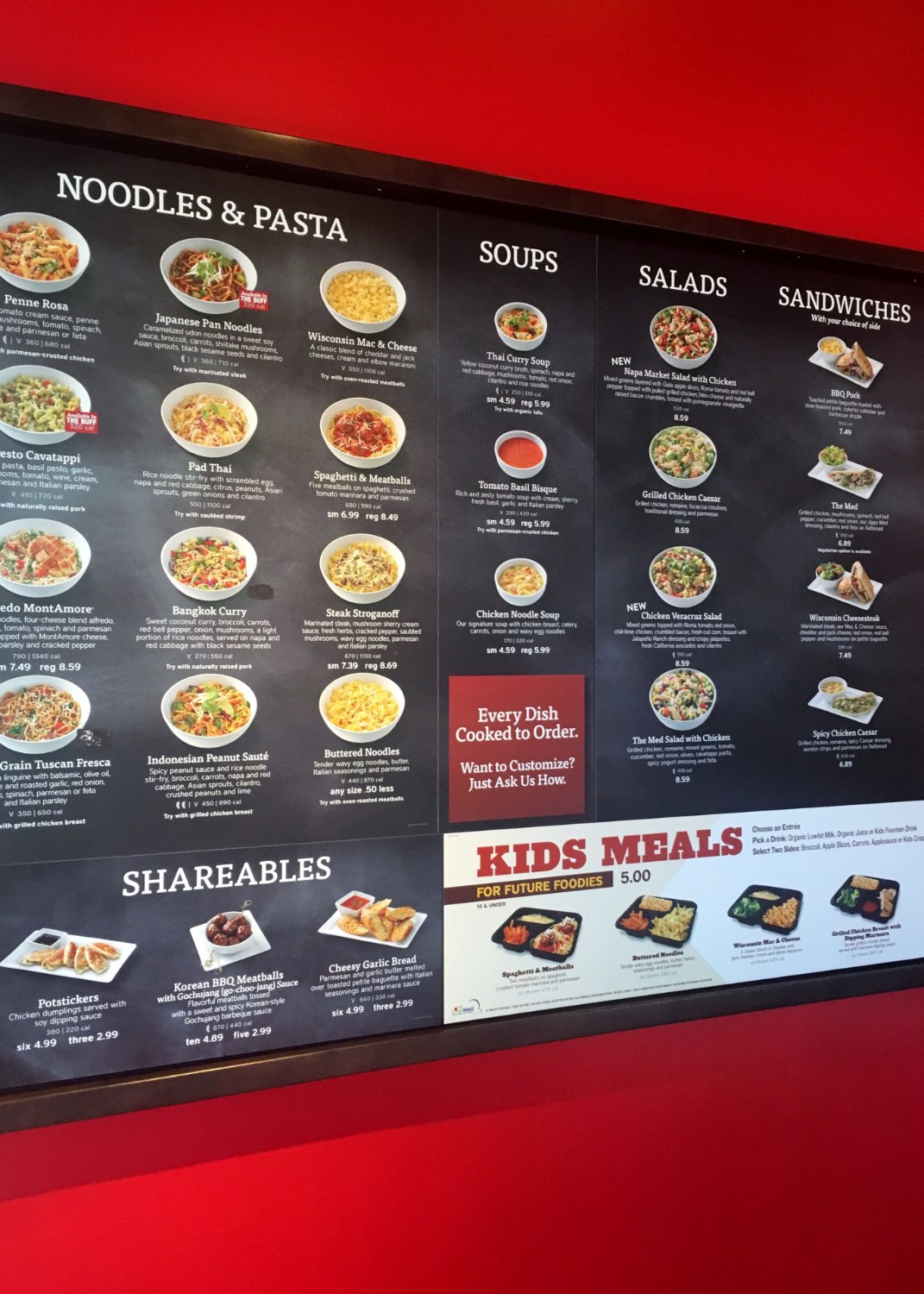 Noodles and company menu store
