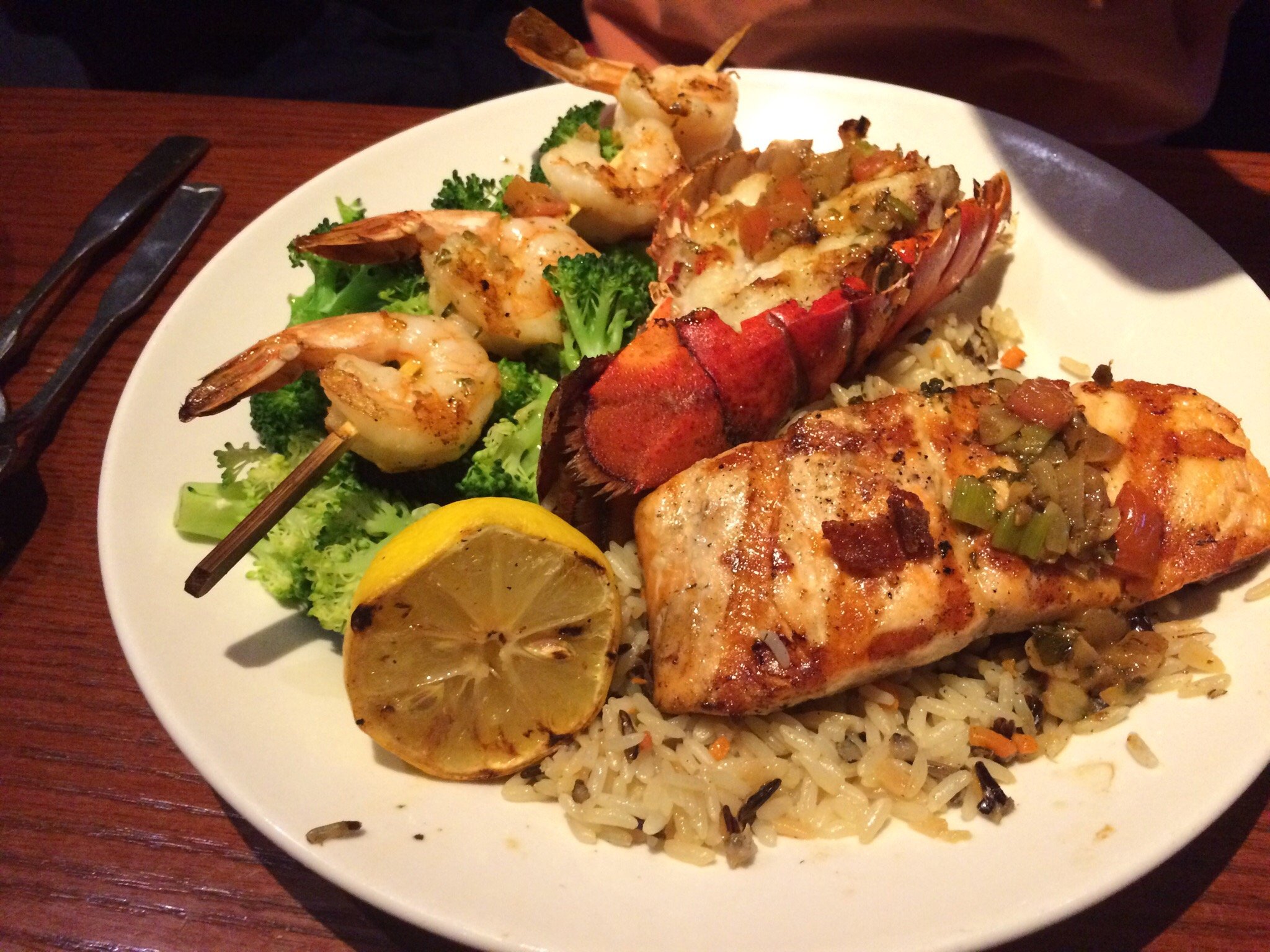 Menu de red lobster store