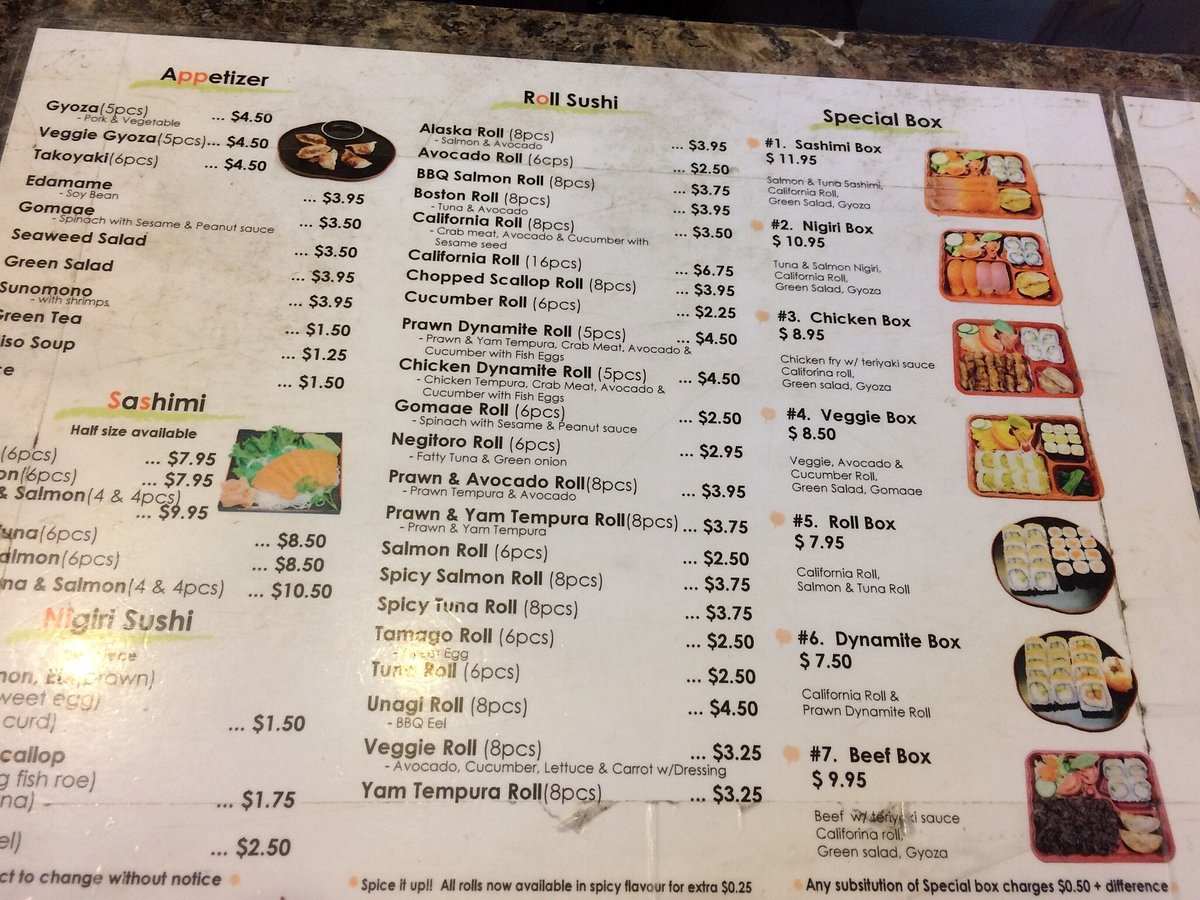 Sushi Go Vancouver Killarney Menu Prices And Restaurant Reviews Tripadvisor