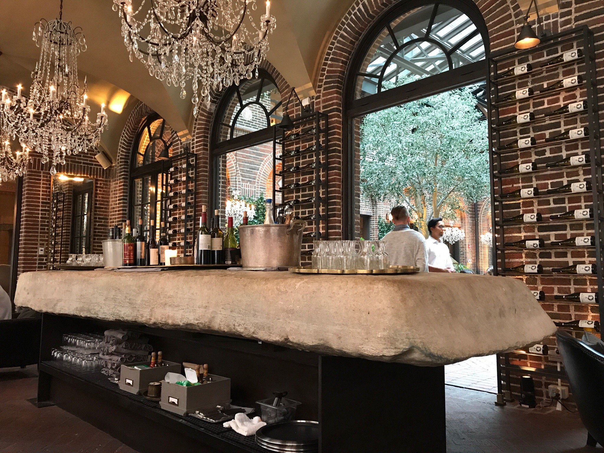 Restaurant at restoration hardware store