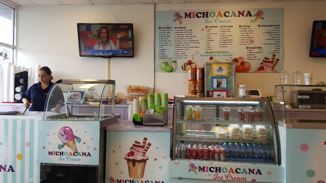 La michoacana ice cream near me store