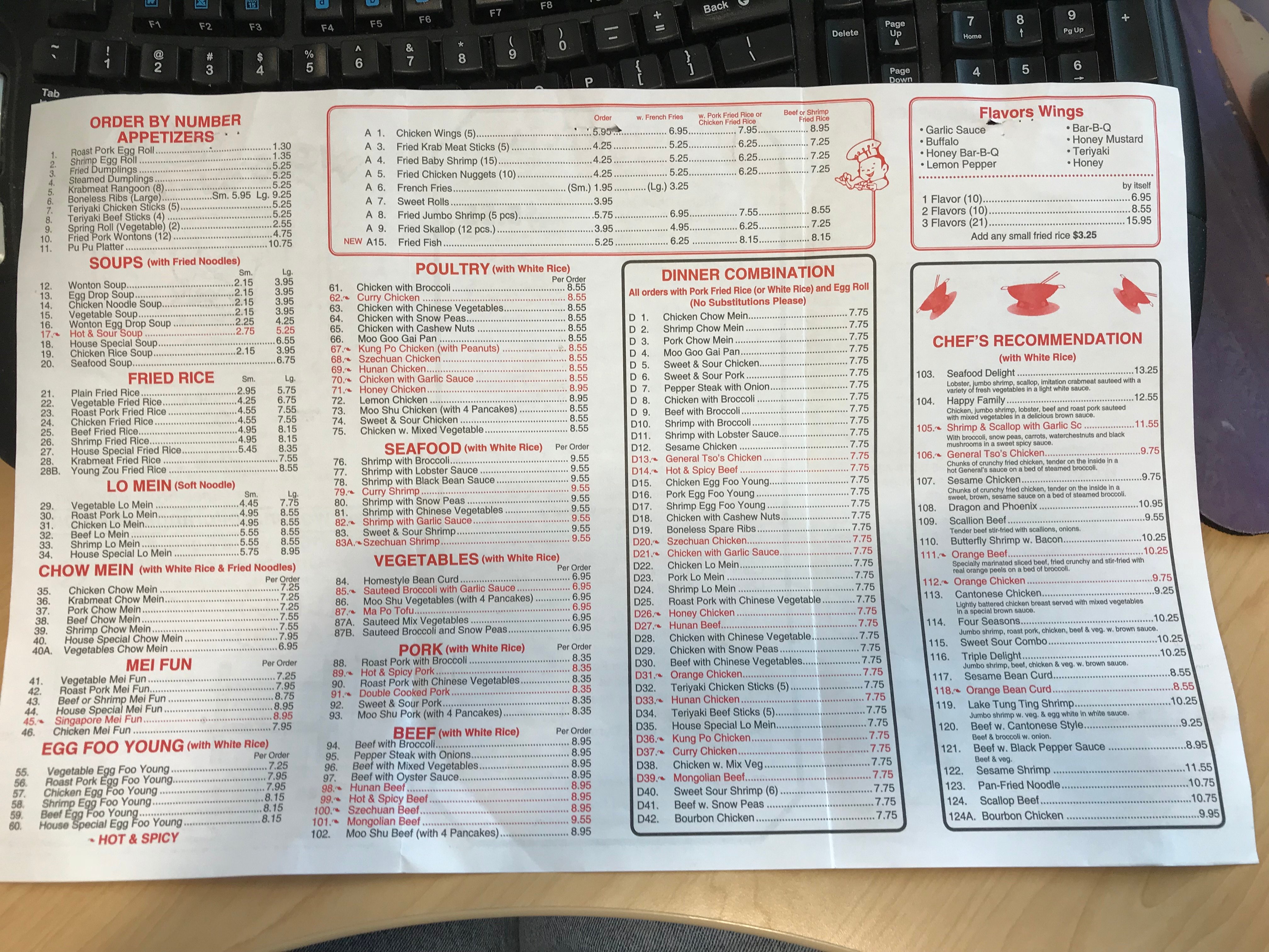 WOK N ROLL Orange Park Menu Prices Restaurant Reviews Tripadvisor