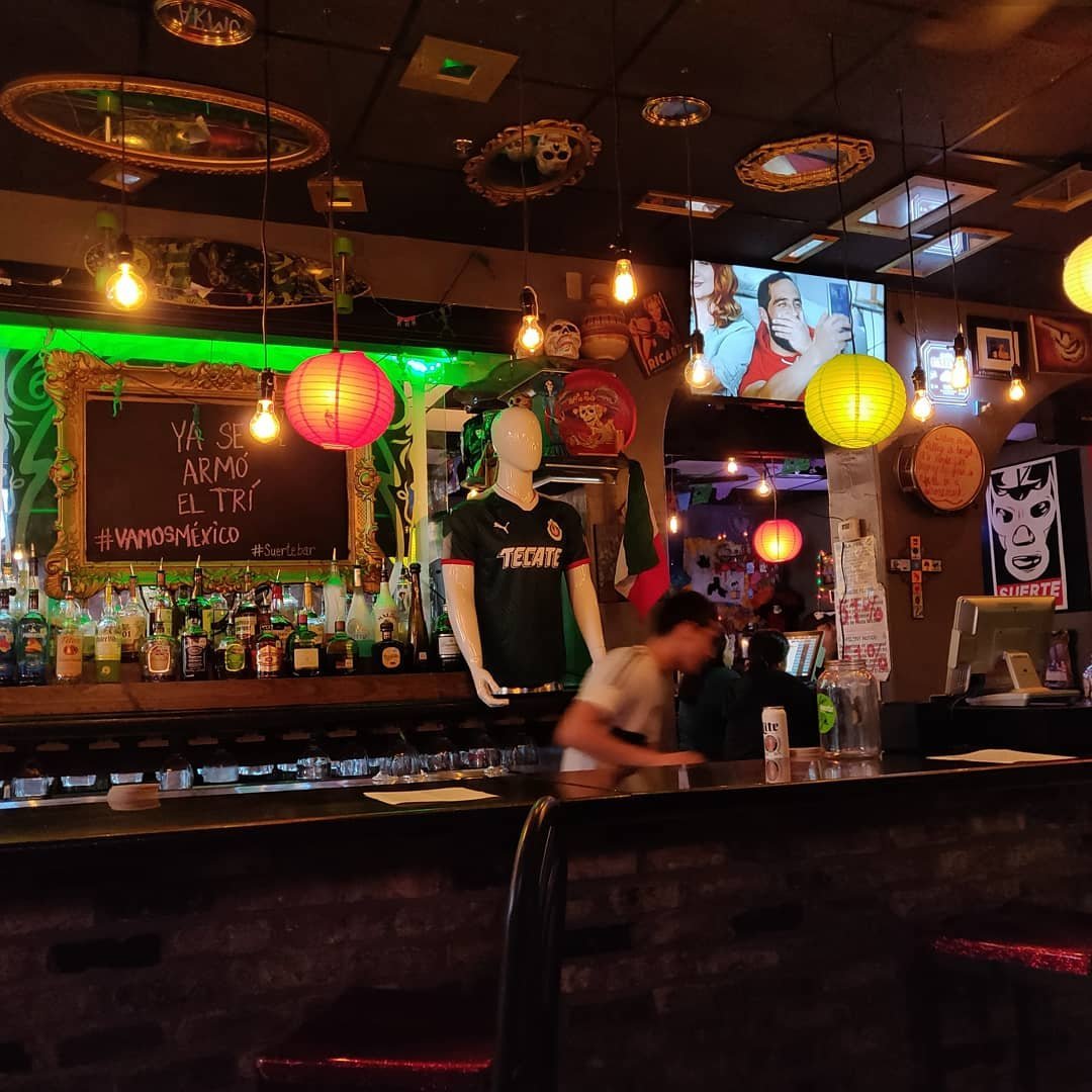 Suerte bar and grill store