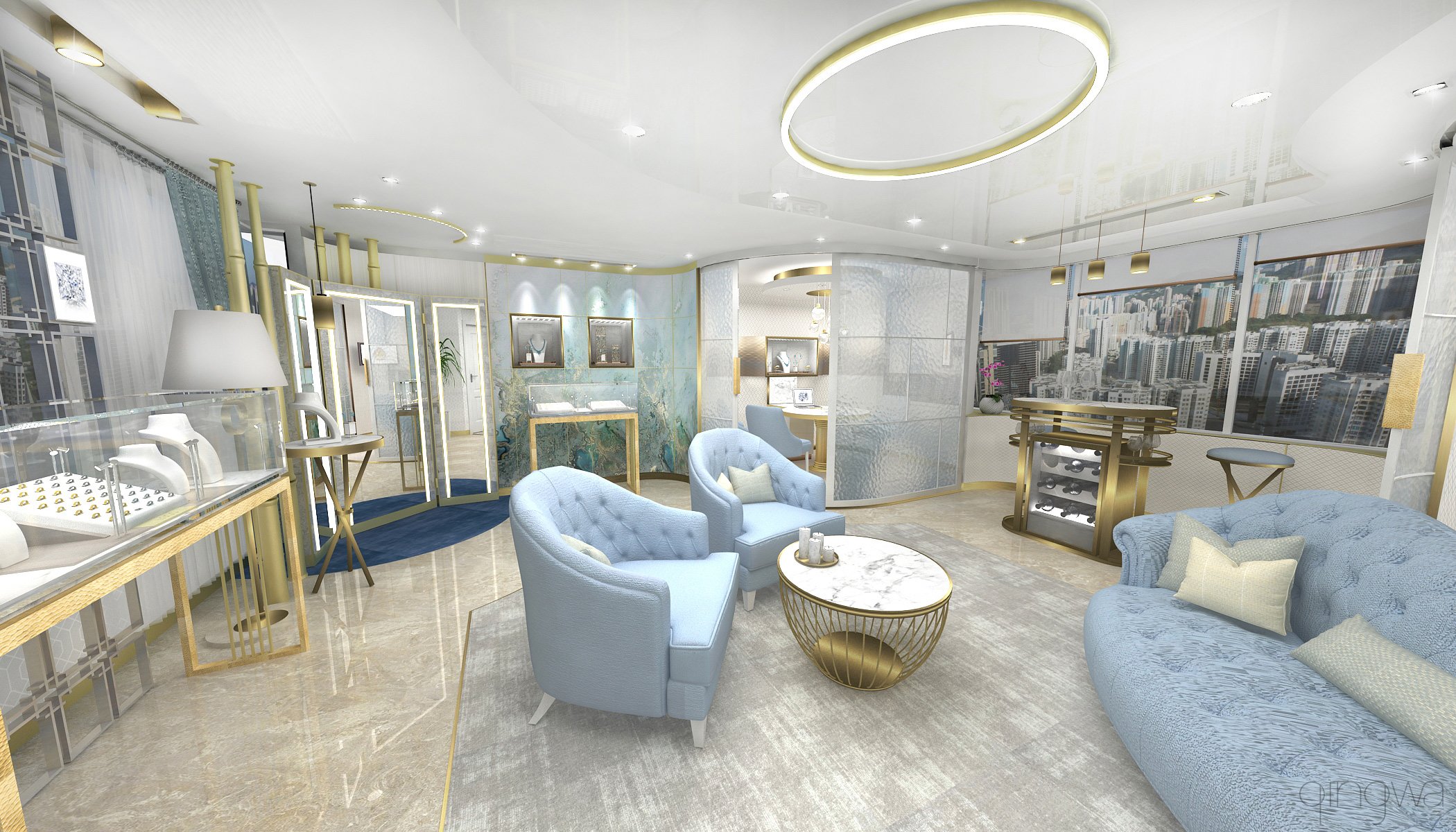 M&b private jewelers store