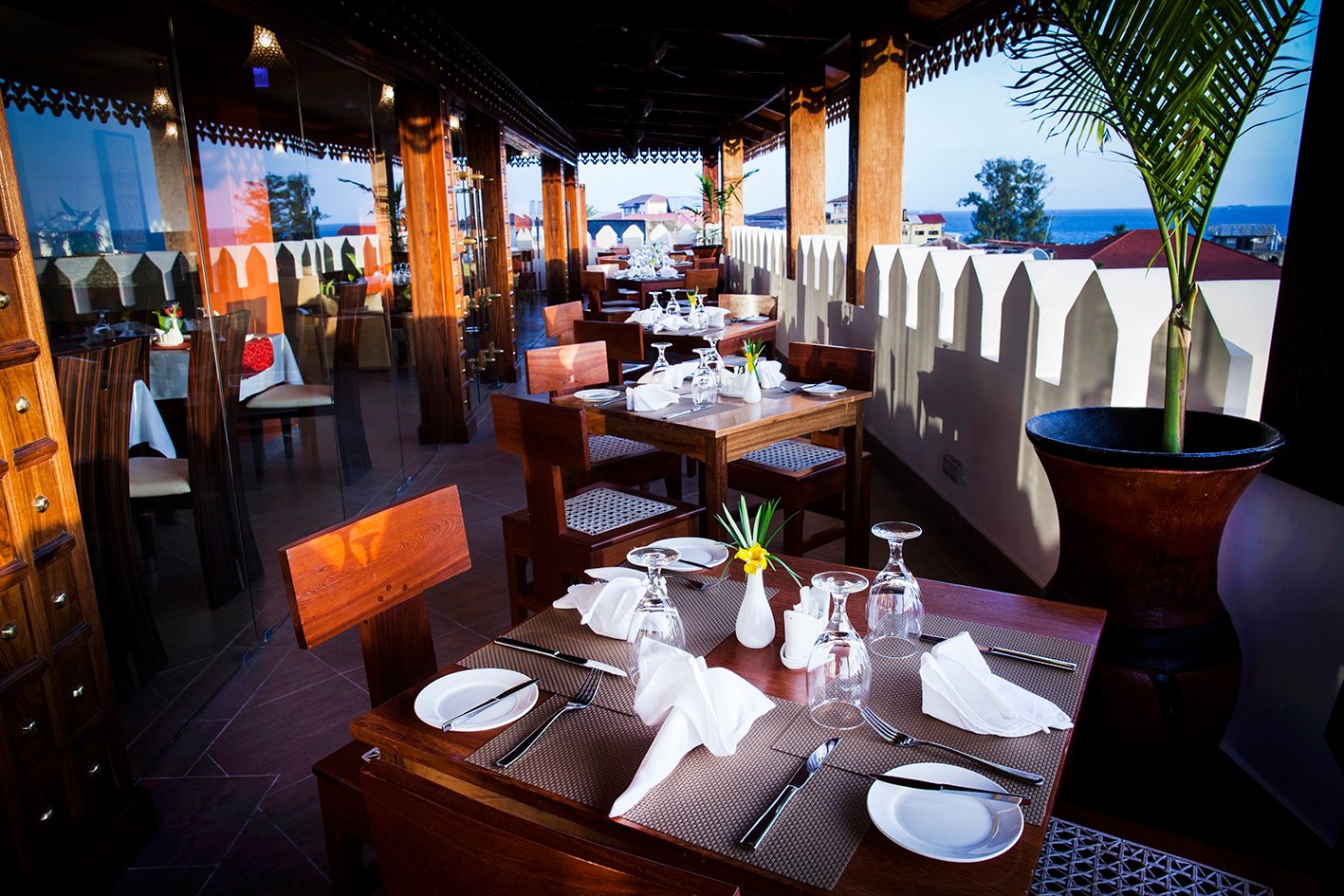Restaurants in town store