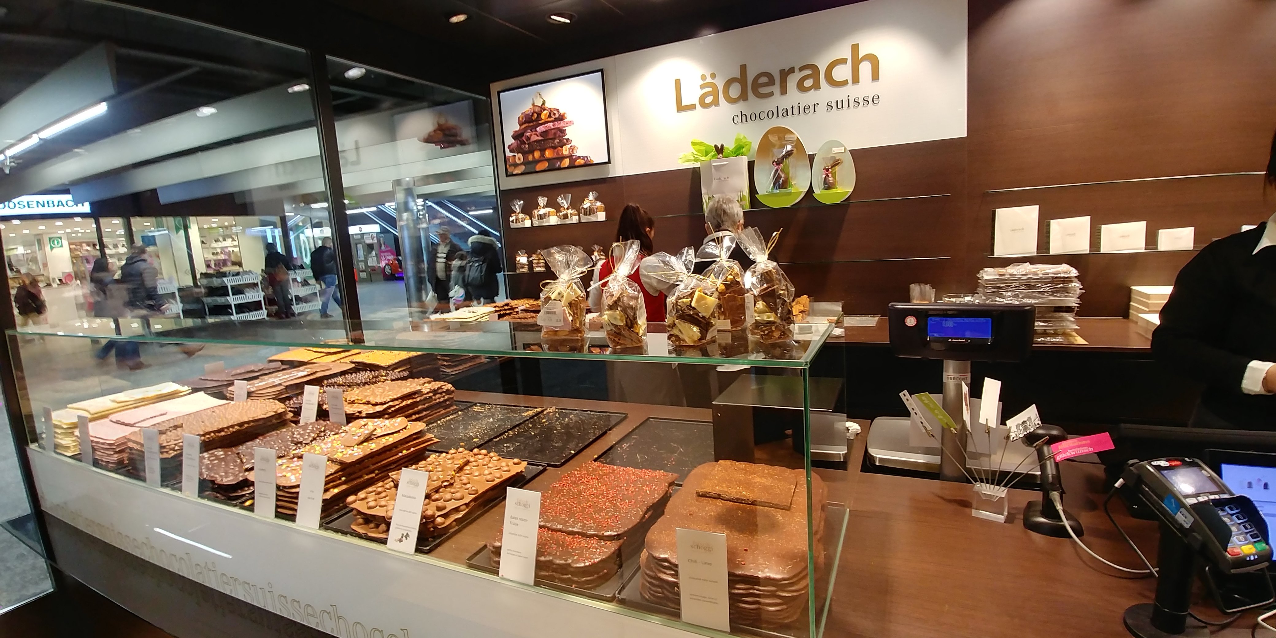 Läderach chocolate store