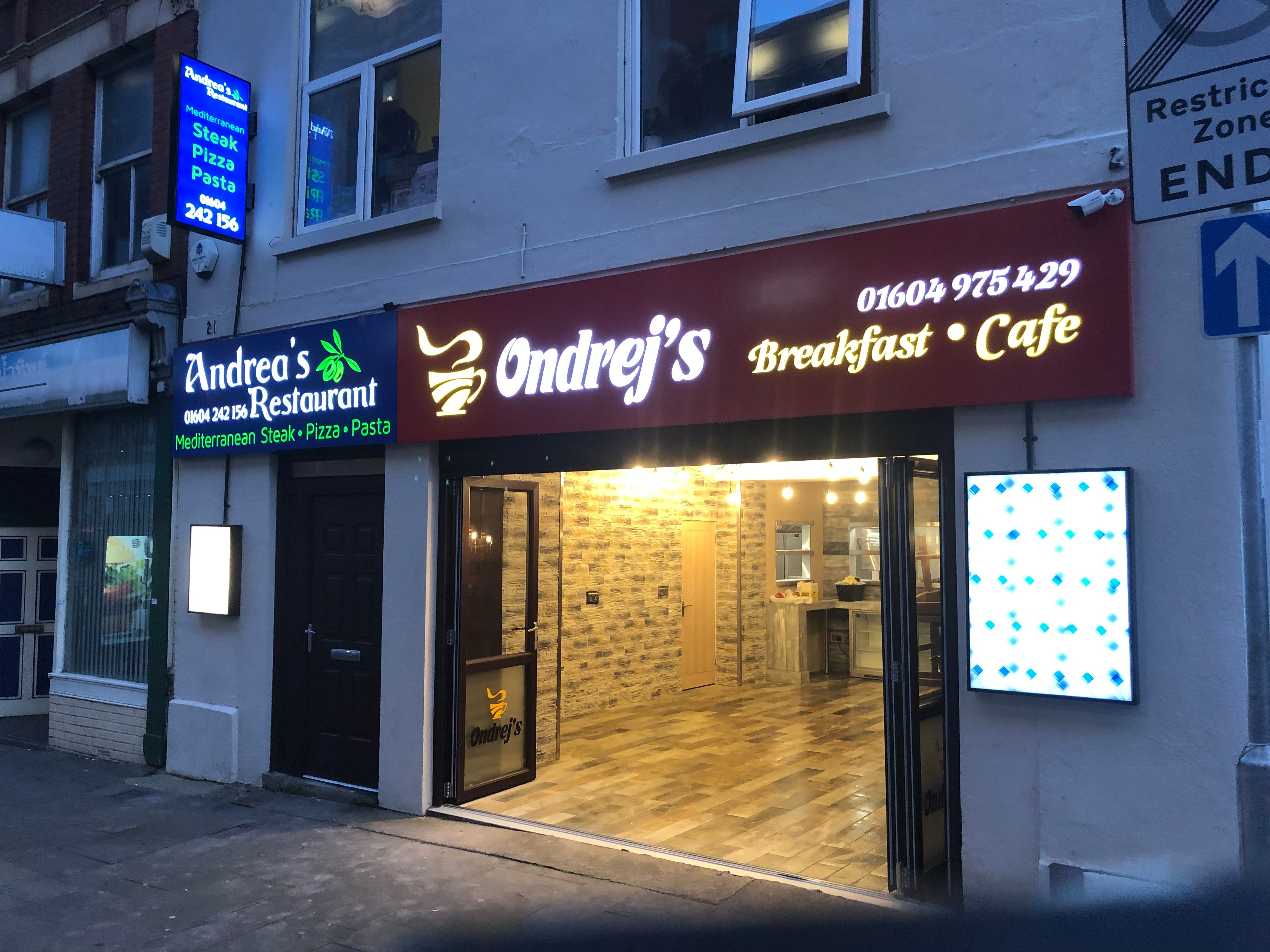 ANDREA S Northampton Menu Prices Restaurant Reviews Order Online Food Delivery Tripadvisor
