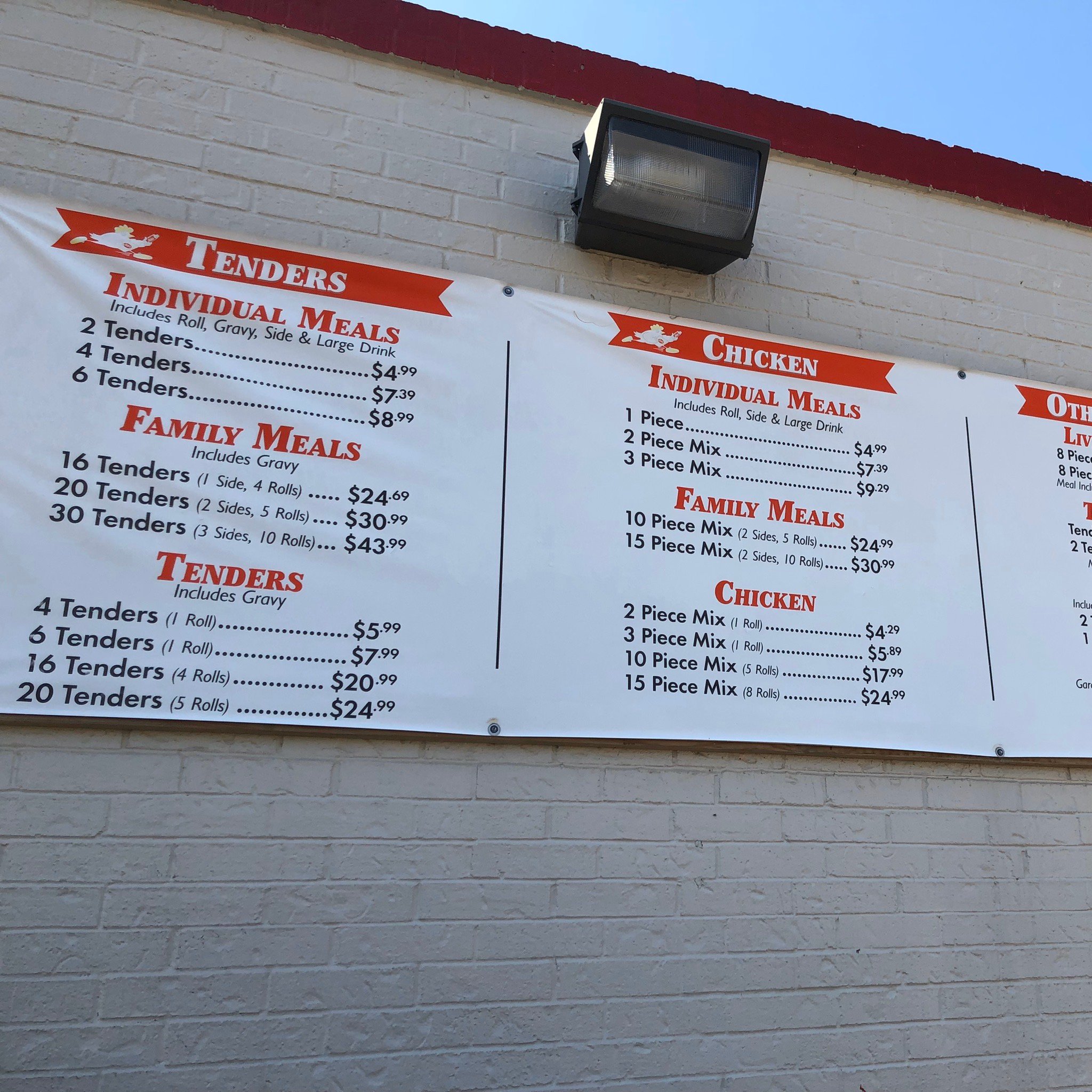 BUSH S CHICKEN FAIRFIELD Menu Prices Restaurant Reviews Tripadvisor