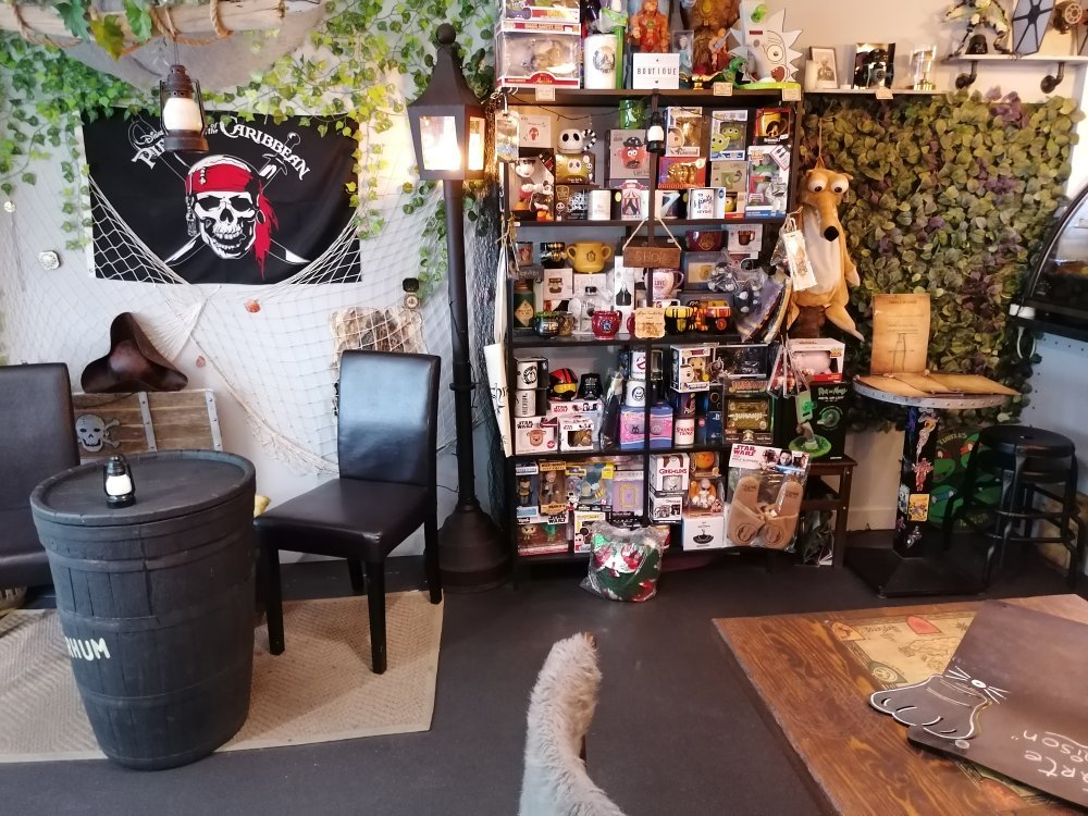 Space coffee store