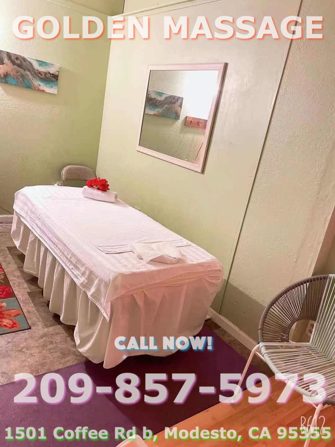 Golden massage store