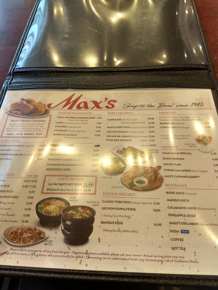 Max restaurant near me store