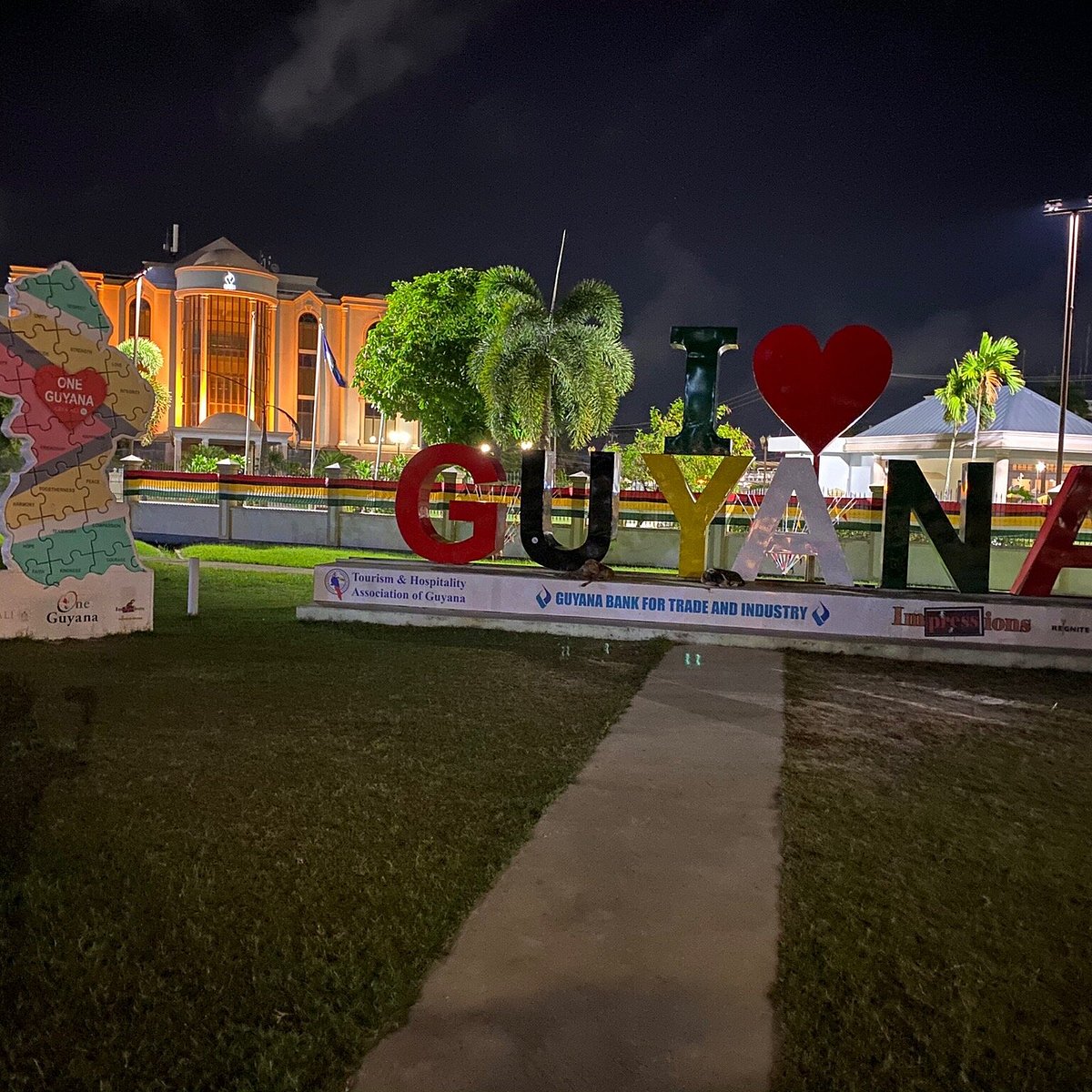 I Love Guyana” Sign Georgetown Atualizado 2021 O Que Saber Antes De Ir Sobre O Que As