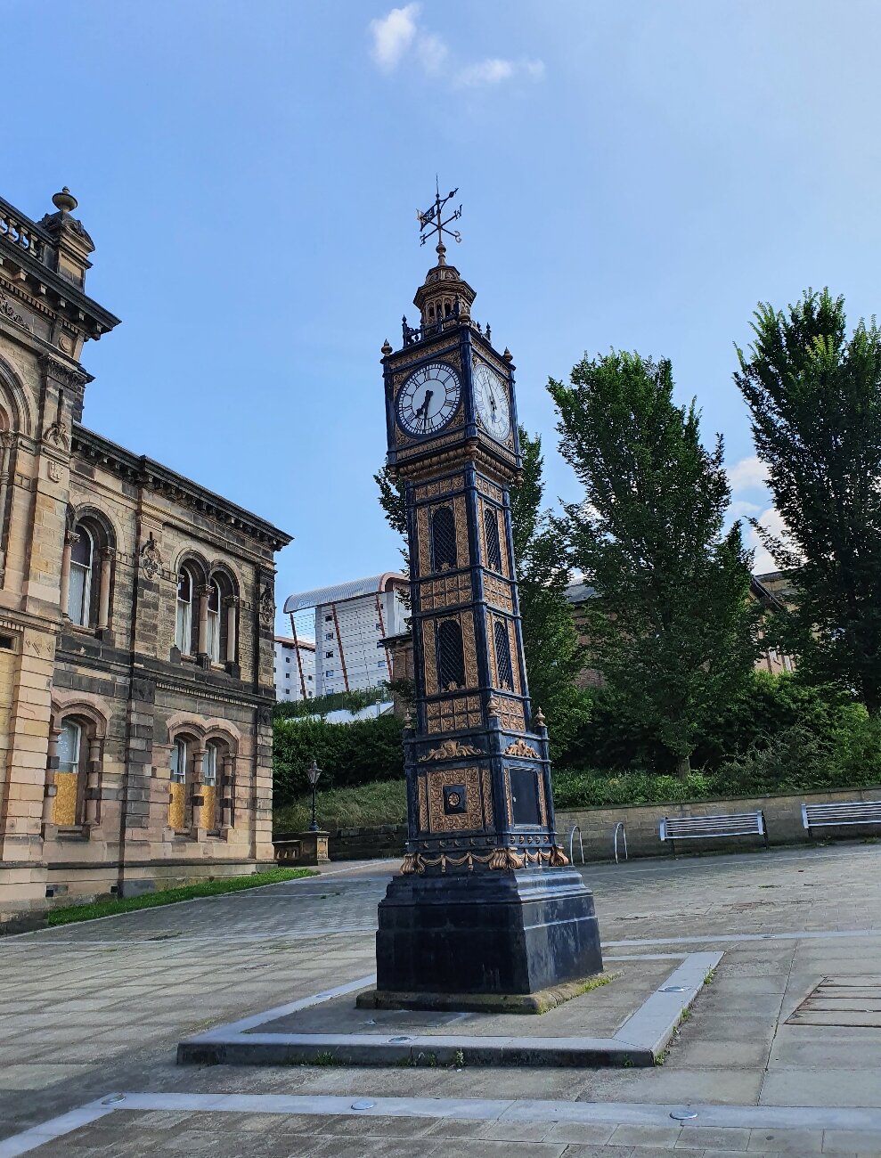 Old clock tower store