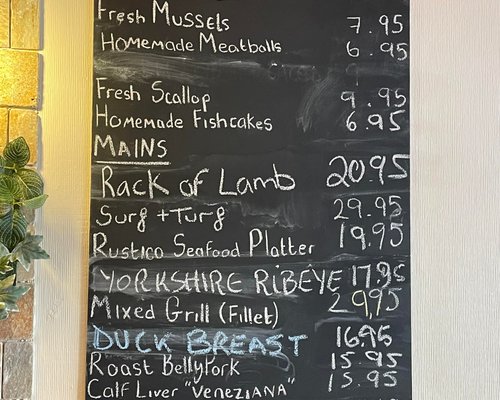 Rustico Wakefield Menu Prices And Restaurant Reviews Tripadvisor