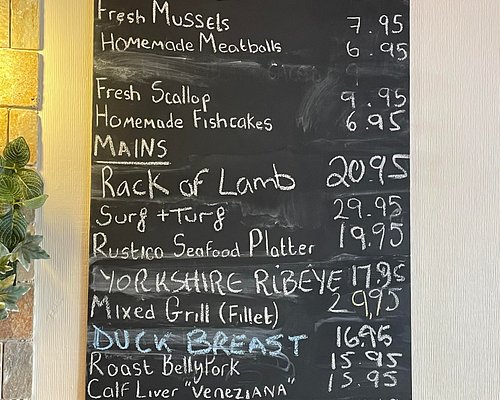 Rustico Wakefield Menu Prices And Restaurant Reviews Tripadvisor