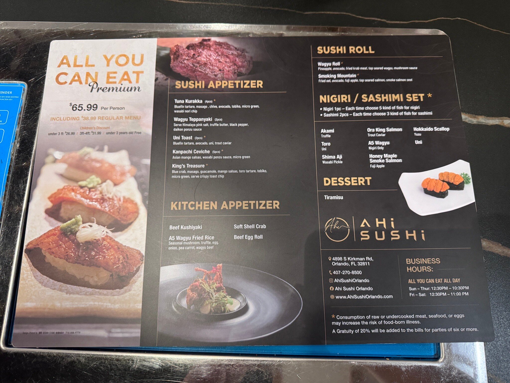 Ahi Sushi Orlando Menu Prices Restaurant Reviews Tripadvisor