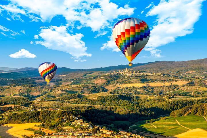 Description of hot air balloon flights store